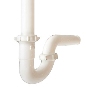 Plumb Pak 200WK P Trap, 1-1/4-Inch by 1-1/4-Inch, White (Pack of 2)