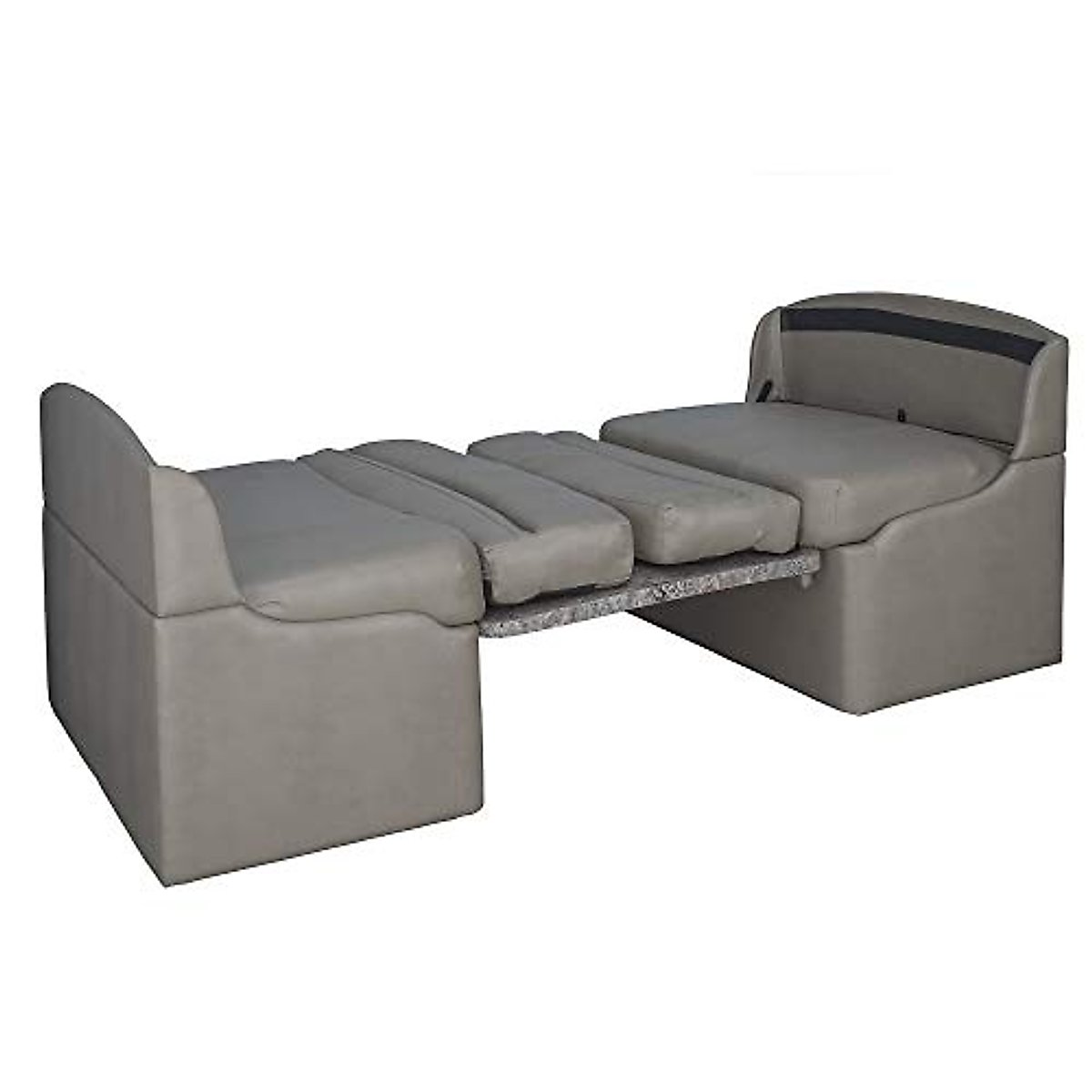 RecPro 42" Dinette Booth Set with Table and Leg, Includes Two Dinette Booths for RV's | 5th Wheel Camper Dinette Seating with Bed Conversion, Table and Table Posts