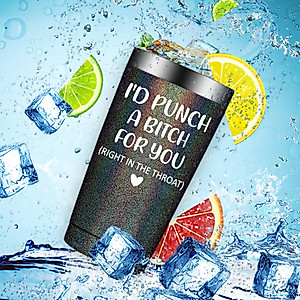 BIRGILT Best Friend Birthday Gifts for Women - Funny Friendship Christmas Gifts for Female Friends, Coworker, Sister, Bestie - 20oz Tumbler Cup