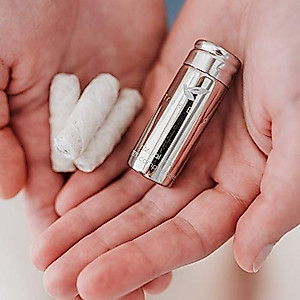 Biodegradable Dental Floss by TreeBird | Refillable & Reusable Zero Waste Steel Dispenser | 3x33yd Waxed Natural Cruelty Free Peace Silk Spools | 100% Compostable | Eco Friendly Plastic Free Oral Care