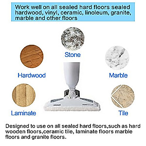 10PK Amyehouse Replacement Pads Compatible with Bissell Powerfresh Steam Mop 1940 1440 1806 1544 2075 2685 Series 19401 19404 19409 1940A 1940F 1940N 1940T 1940Q 1940W B0006 15441 15443 2181 2814