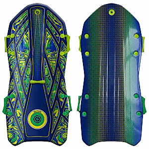 Sno-Storm 50" Vipernex Snow Sled Lightweight Glide Smoothly Ready to Ship, 2 Seater - Lime