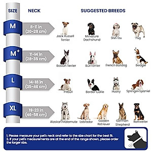 BARKLESS Soft Dog Donut Collar, Inflatable Cone with Anti-Licking Shield, Not Block Vision, Neuter Cone Alternative