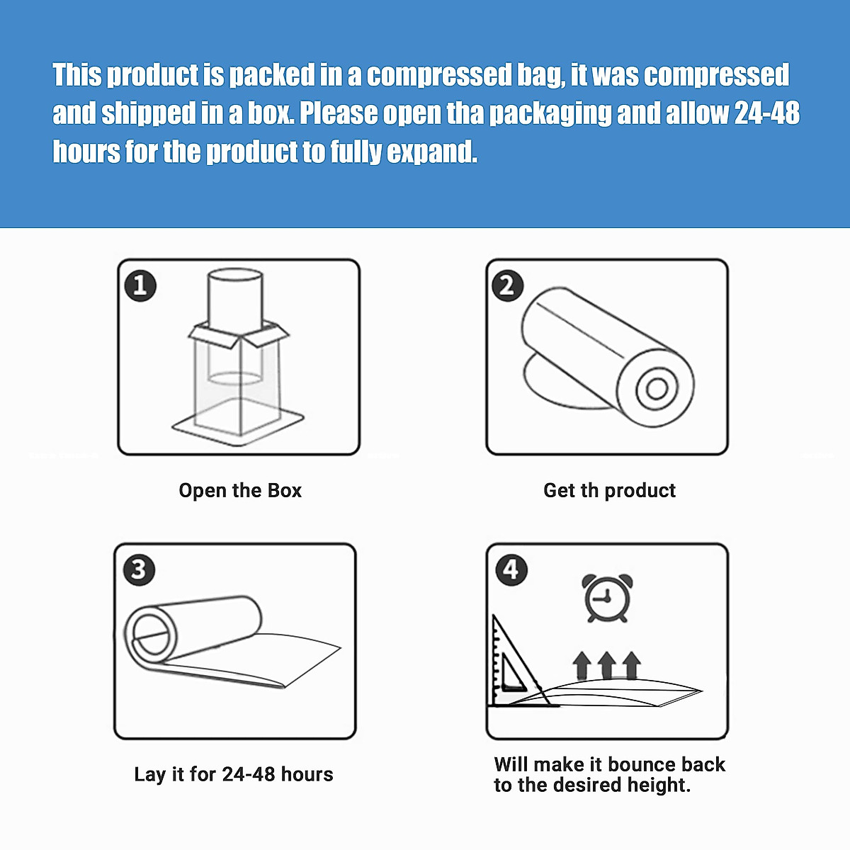 HOMBYS Under Mattress Support, Under Bed Thick Mattress Elevator Incline Foam Support, Mattress Sag Support Pad, Mattress Lifter, Multifunctional Bed Wedge Pillow-60"x23"x6"