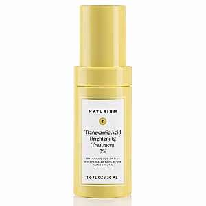 Naturium Multi-Bright Tranexamic Acid Treatment 5%, Brightening & Discoloration Skin Care Treatment, with Encapsulated Kojic Acid & Alpha Arbutin, 1 oz