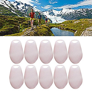 Yimanduo 5 Pairs Pinky Toe Protector Bunion Corrector New Material Gel Little Toe Separator Bunionette Cushion Sleeve Splint for Overlapping Toe, Pinky Hammer Toes.