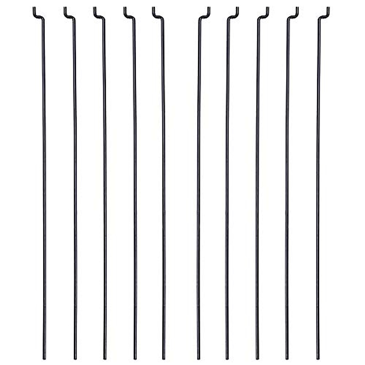 Hobbypark Φ1.2mm x L120mm Steel Z Style Pull / Push Rods Parts for RC Airplane Plane Boat Replacement (Pack of 10)