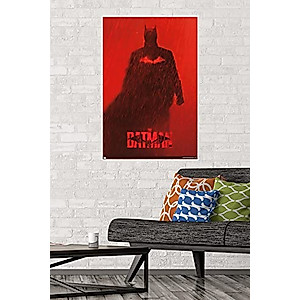 Trends International DC Comics Movie The Batman - Batman Teaser One Sheet Wall Poster, 22.375" x 34", Unframed Version