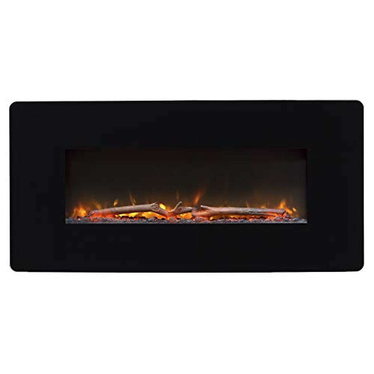 Dimplex Winslow 35" Wall-Mounted Electric Fireplace (Model: SWM3520), 4777 BTU, 120 Volt, 1400 Watt, Black