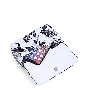 Vera Bradley Women's Performance Twill All in One Crossbody Purse With RFID Protection, Twilight Garden, One Size