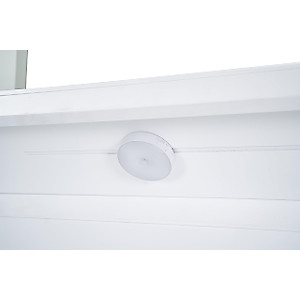 FIQHOME Full Size House Platform Bed,Wooden Kids Full Platform Bed Frame with LED Lights and Storage, Cute Single Full Led Bed for Girls Boys,No Box Spring Needed,White