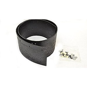 Orange Cycle Parts 55" Rubber Snow Plow Flap ATV UTV