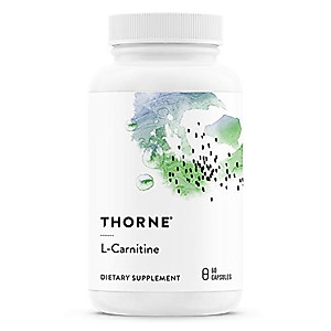 Thorne L-Carnitine - Amino Acid Supplement to Support Fat Metabolism and Energy Production - 60 Capsules