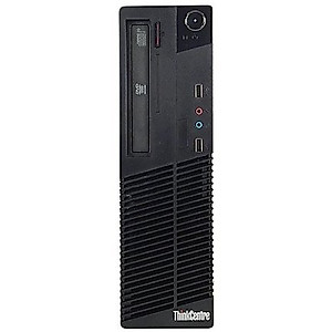 Lenovo IBM Thinkcentre M82 Business Premium Desktop PC Small Form Factor SFF, Intel Qual Core i5 up to 3.6Ghz CPU, 16GB DDR3 RAM, 3TB HDD, DVD, Windows 10 Professional (Renewedd)