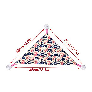 Hanging Reptile Hammock, 2pcs Reptile Hammock for Geckos (Lip Size M)