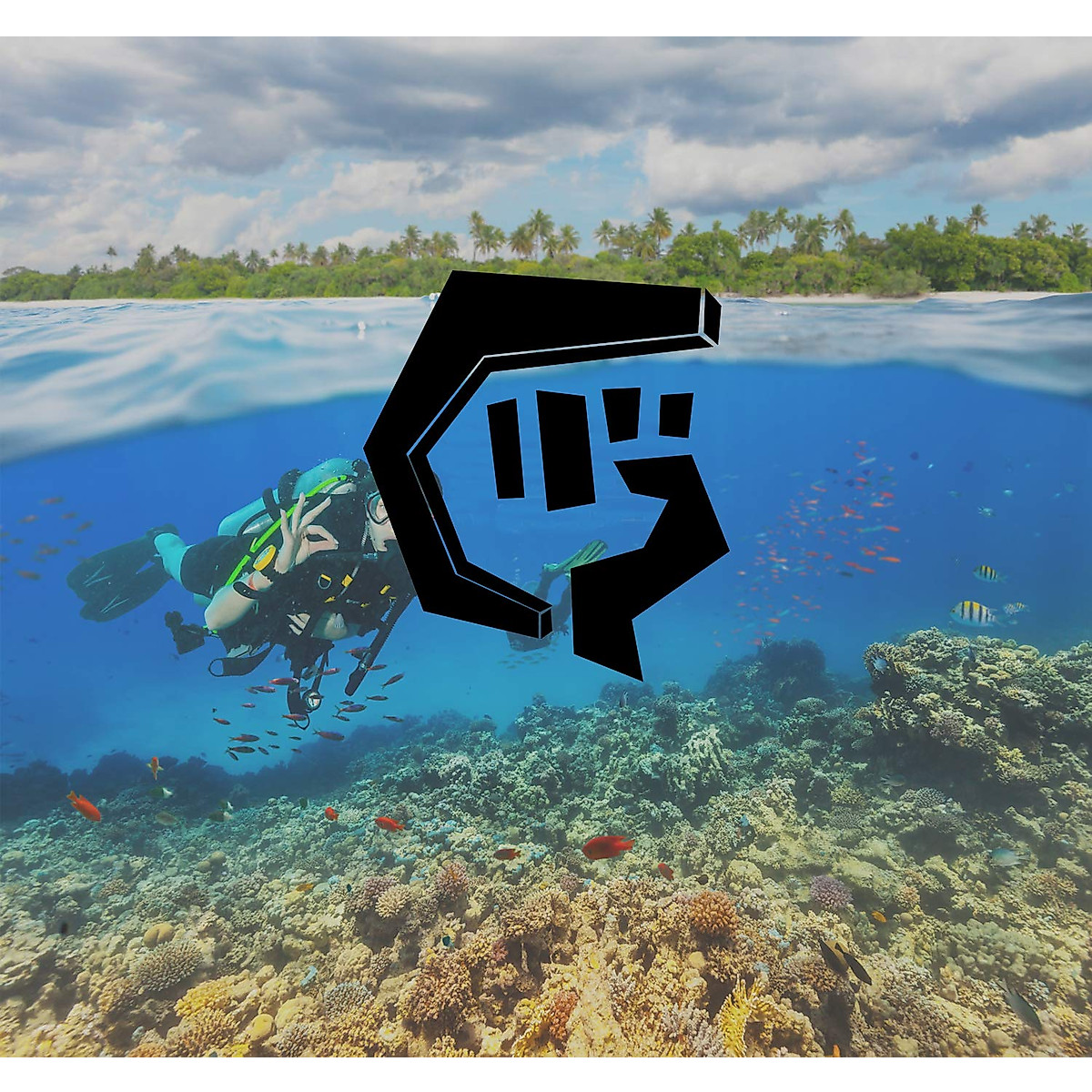 GASHER Scuba Diving Knife with Leg Straps & Sheath, Razor Sharp - Lightweight Diving Equipment for Spearfishing, Snorkeling, Hunting, Rescue & Water Sports