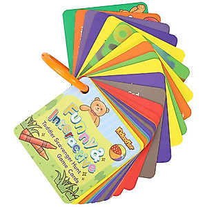 Scavenger Hunt Game for Kids, 27 Double-Sided Cards Amazing Indoor Find It Card Game for Toddlers Kids Learning, Ages 3+