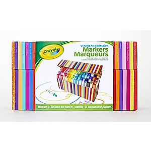 Crayola Pip Squeaks Marker Set, Washable Mini Markers, 64 Count, Easter Gifts for Kids