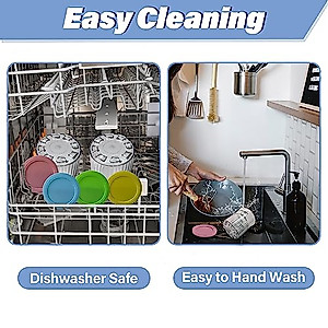 NANOBABY Pint Containers and Lids Replacement Compatible with Ninja Creami Deluxe 11-in-1 Ice Cream Makers, 24oz Pint Cups Replacement for Ninja Deluxe NC500 NC501 NC500C NC501C NC501H,4-Pack,BPA Free