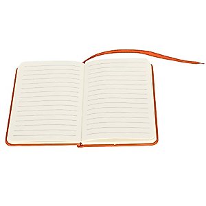 Hardcover Notepad, Artificial Pu Leather Notebook, Comfortable for Office Notes Writing Diary(orange)
