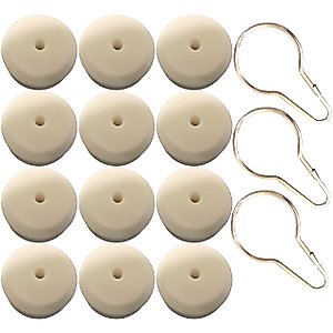 Rite Farm Products 12 Salt Mineral Lick Spool Wheels & 3 Hangers Rabbit Guinea Pig Hamster Chinchilla