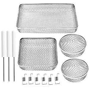 RV Furnace Vent Screen for RV Water Heater Vent Cover, RV Bugs Screen, Flying Insect Screen, Stainless Steel Mesh with Installation Tool