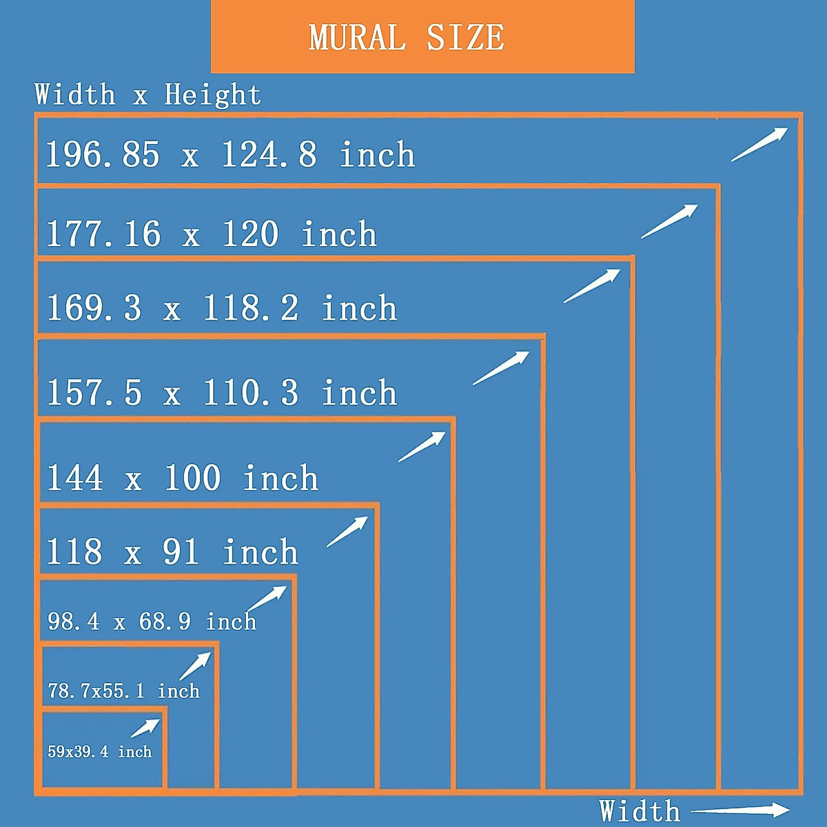 Big Tree Star Moon Elk 3D Wall Mural Wallpaper, Night Sky Photo Print Wallpaper, Panoramic Mural for Living Room Bedroom Study TV Background Decor - 59"x 39.4"(W x H)