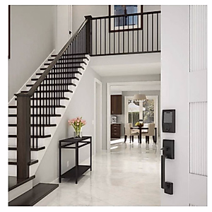 SCHLAGE Sense Smart Deadbolt With Century Trim (Matte Black)