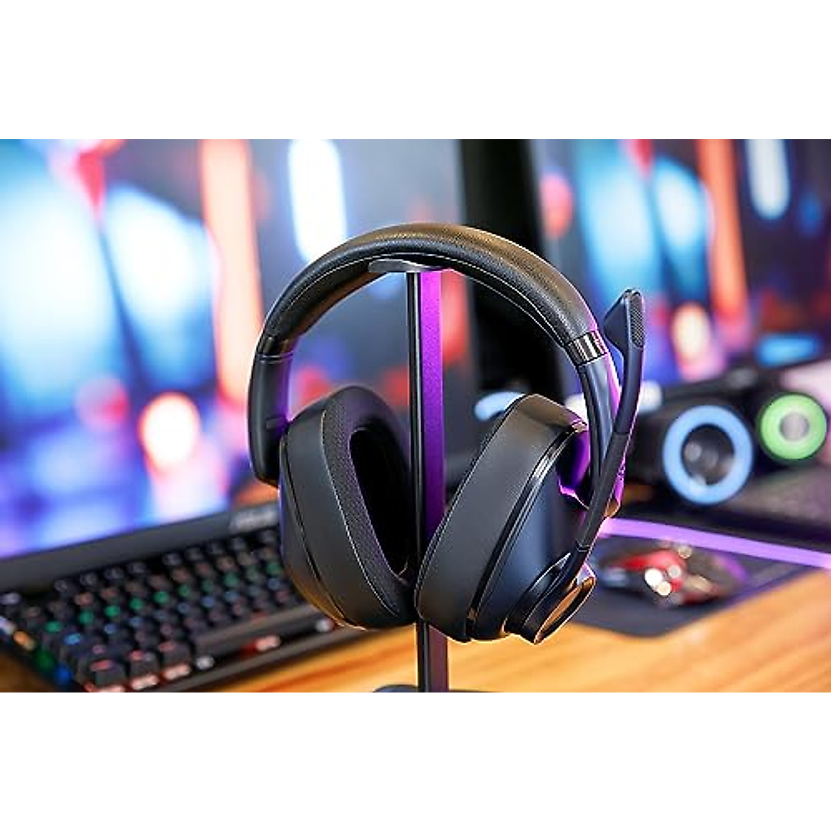 WC Freeze EPOS H6 Pro - Cooling Gel Earpads for EPOS H6 Pro/Sennheiser GSP 600 / GSP500 / GSP550 / GSP670, Made by Wicked Cushions - Enhance Comfort, Durability, Thickness | Black