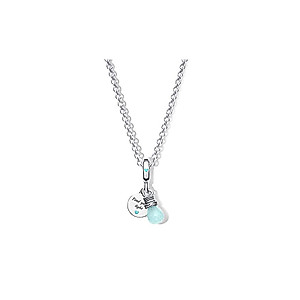 Lkwidi Glow-in-the-dark Lightbulb Double Dangle Charm 925 Sterling Silver Pendant,Jewelry Beads Gifts for Women Bracelet&Necklace