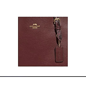 COACH Mollie Tote 1671 (Gold/Wine Multi)
