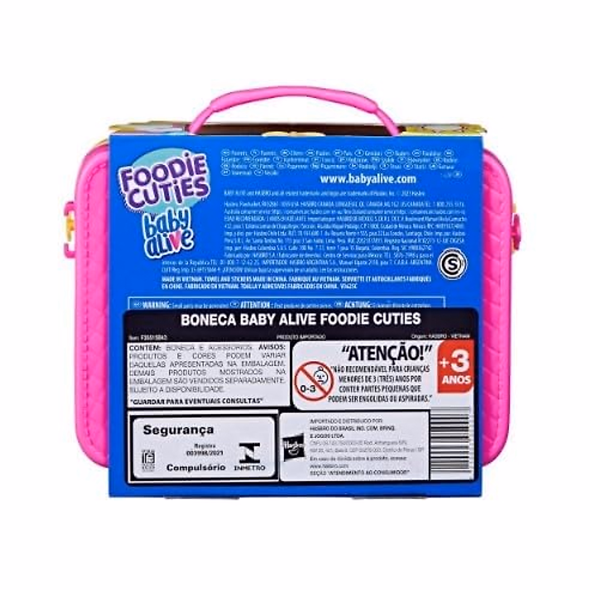 Baby Alive Foodie Cuties, Surprise Toy, 3-Inch Doll for Kids 3 and Up, 10 Surprises in Lunchbox-Style Case (Styles May Vary)