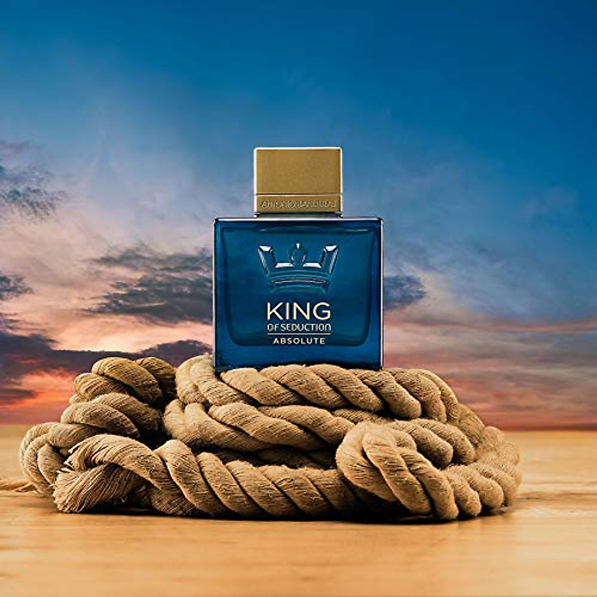 Banderas Antonio Perfumes - King of Seduction Absolute - Eau de Toilette for Men - Long Lasting - Fresh, Masculine and Elegant Fragance - Woody and Moss Notes - Ideal for Day Wear - 3.4 Fl Oz