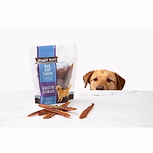 Waggin' Train Duck Jerky Tenders for Sensitive Stomach for Dogs - 12 oz Pouch - Grain Free, High Protein Dog Treat