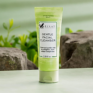 Gentle Facial Cleanser - Green Tea Face Wash + Aloe Vera, Vitamin C & E, All Natural Face Wash for Deep Cleansing - Hydrating & Nourishing Green Tea Cleanser, Moisturizing Face Wash for All Skin Type