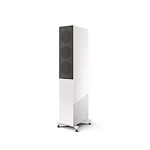 KEF R5 Meta Compact 3 Way Floorstanding Speaker - Each (Gloss White)