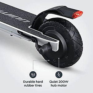 Schwinn Tone 3 Mens and Womens Electric Scooter, Fits Youth/Adult Riders Ages 13+, Max Rider Weight 175lbs, Max Speed of 15MPH, Lightweight, Folding, Locking Aluminum Frame, White