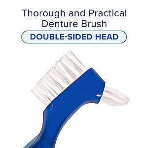 Smile Again Care Kit, Denture, Retainer & Aligner Care and Cleaning Bundle with Ultrasonic Denture & Retainer Cleaner, Brush, Denture Cleaning Solution, and Informational Brochure, Pack of 3