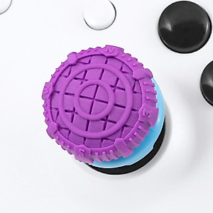 KontrolFreek FPS Freek Battle Royale for Xbox One and Xbox Series X Controller | Performance Thumbsticks | 2 High-Rise Convex (Domed) | Purple