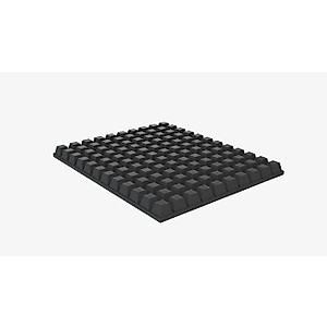 Drum Damper Muffling Pad for Bass Drum Sound Control | Kick Drum Absorber | 20''x 24''x2.1'' | Acoustic Foam
