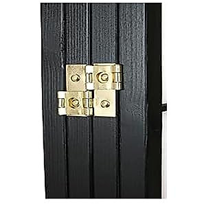 Legacy Decor 4 Panels Japanese Style Room Screen Divider Black