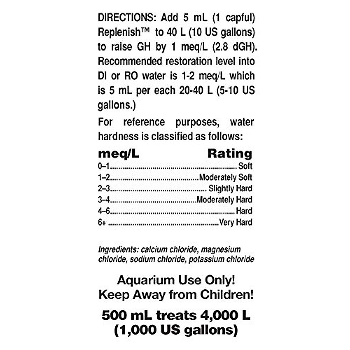 Seachem Replenish 500ml (16.9oz)