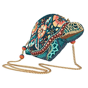 Mary Frances Island Turtle Crossbody Clutch