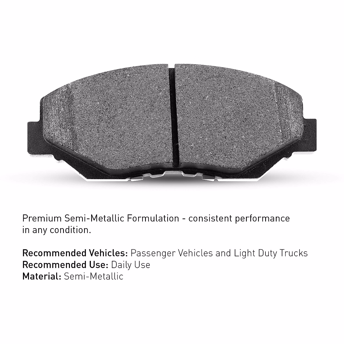 R1 Concepts Front or Rear Semi-Metallic Series Brake Pads 2311-0810-00| Fits 1990-1992 Ferrari F40, 1995-1997 Ferrari F50, 2000-2006 Jaguar XKR, 2001-2005 Aston Martin Vanquish, 2002-2003 Jaguar XJR