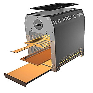 B.B. Prime Salamander Broiler Bundle by JJGeorge, 1500 Degree Broiler, Steak Searing Machine, Cook High End Steaks at Home, Infrared Broiler