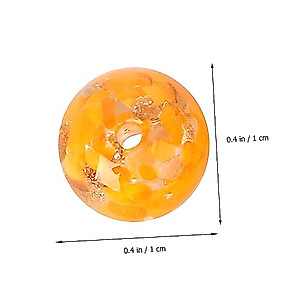 TEHAUX 40pcs Floral Glass Beads Jewelry Adult Craft Kits Choker Necklaces for Girls DIY Bead Charms Craft Making Loose Beads Glass Lampwork Beads Crystal Beads Loose Beads Materials