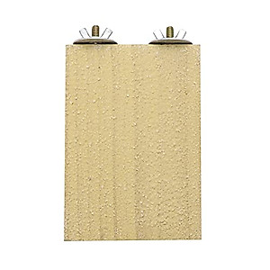 Bird Parrot Perch Stand Platform Natural Wooden Coarse Sand Grinding Claw Stand Suitable for Parrot Parakeet Cockatiel Budgie Conures Lovebird Finch