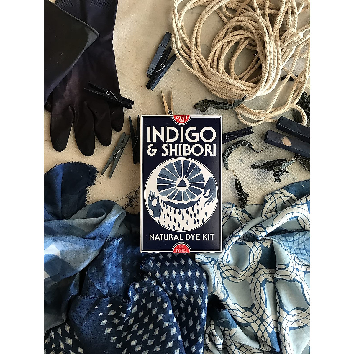 Indigo & Shibori Natural Dye Kit