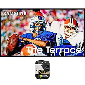 SAMSUNG QN65LST9TAFXZA 65 inch The Terrace Full Sun Outdoor QLED 4K Smart TV 2022 Bundle with Premium 2 YR CPS Enhanced Protection Pack
