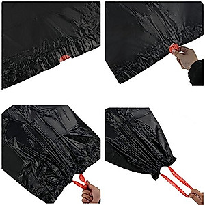 Begale Small 1.2 Gallon Drawstring Black Trash Bag (110 Counts/ 3 Rolls)